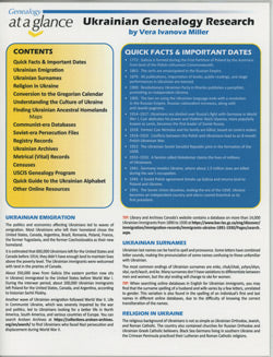 Genealogy at a Glance: Ukrainian Genealogy Research – Family Roots ...