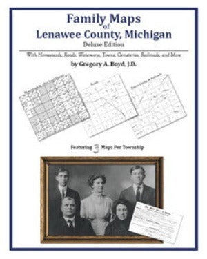 MI: Family Maps of Lenawee County, Michigan – Family Roots Publishing