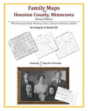 MN: Family Maps of Houston County, Minnesota – Family Roots Publishing