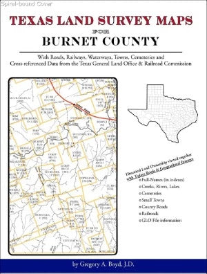 Texas Land Survey Maps for Burnet County – Family Roots Publishing
