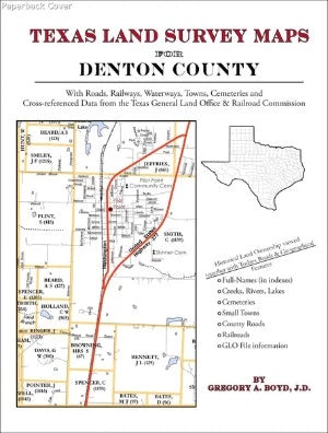 Texas Land Survey Maps for Denton County – Family Roots Publishing