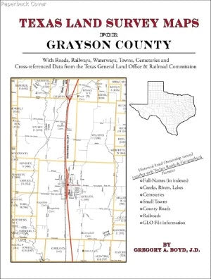 Texas Land Survey Maps for Grayson County – Family Roots Publishing