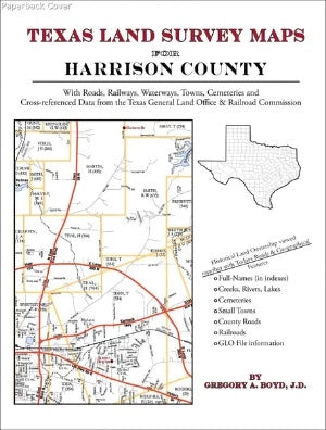 Texas Land Survey Maps for Harrison County – Family Roots Publishing