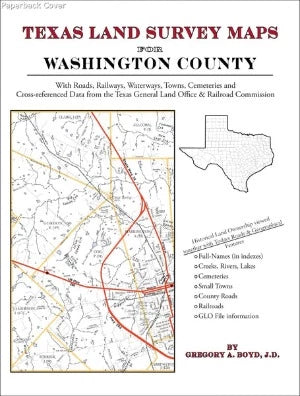 Texas Land Survey Maps for Washington County – Family Roots Publishing