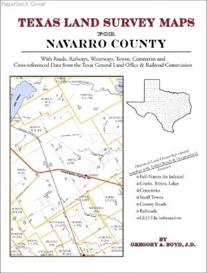 Texas Land Survey Maps for Navarro County – Family Roots Publishing