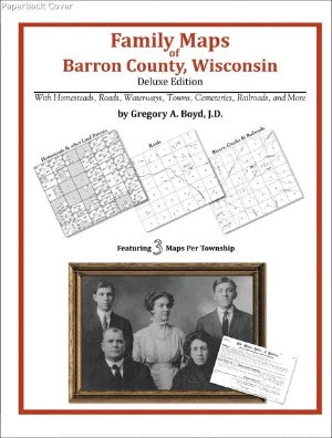WI: Family Maps of Barron County, Wisconsin – Family Roots Publishing