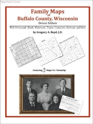 WI: Family Maps of Buffalo County, Wisconsin – Family Roots Publishing