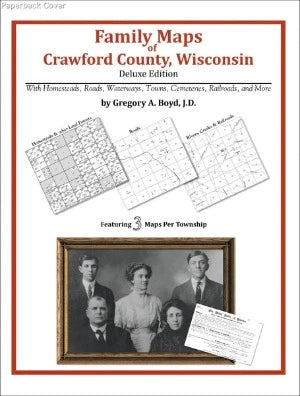 WI: Family Maps of Crawford County, Wisconsin – Family Roots Publishing