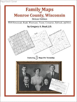WI: Family Maps of Monroe County, Wisconsin – Family Roots Publishing