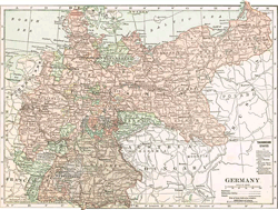 1910 Map of Germany – Family Roots Publishing