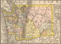 Washington 1884 Map – Family Roots Publishing